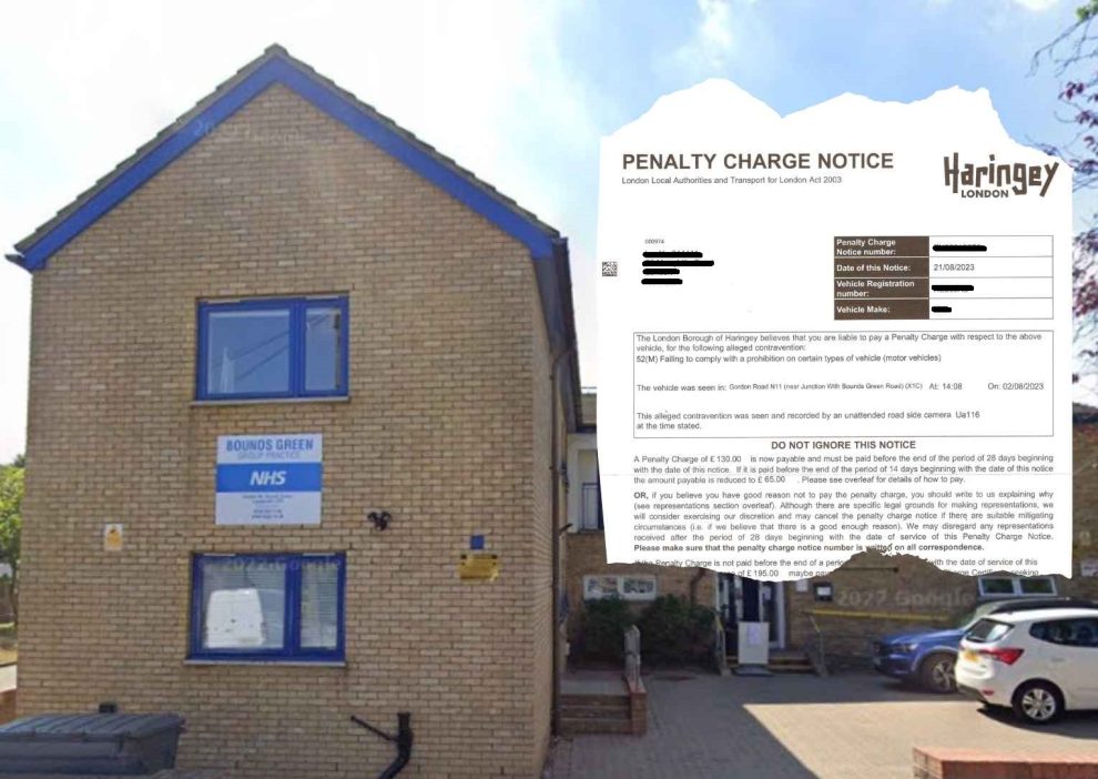 Fines issued to disabled Enfield woman visiting medical centre in LTN ...