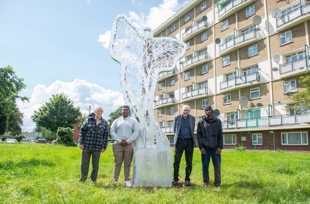 Angel sculpture unveiled in Angel Edmonton - Enfield Dispatch
