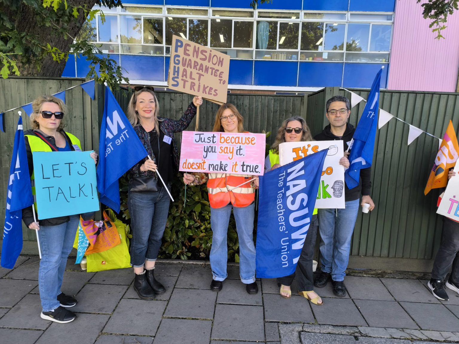 Teachers in Palmers Green strike over school's 'attack' on pensions ...