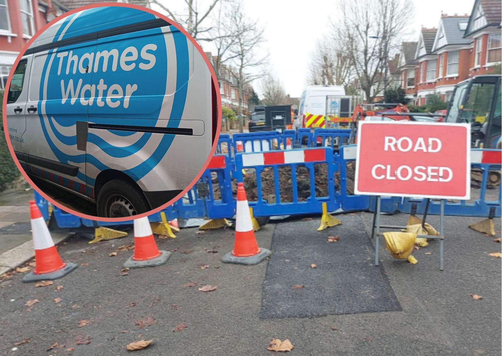 Thames Water forced to cough up £30k over illegal roadworks in Palmers ...