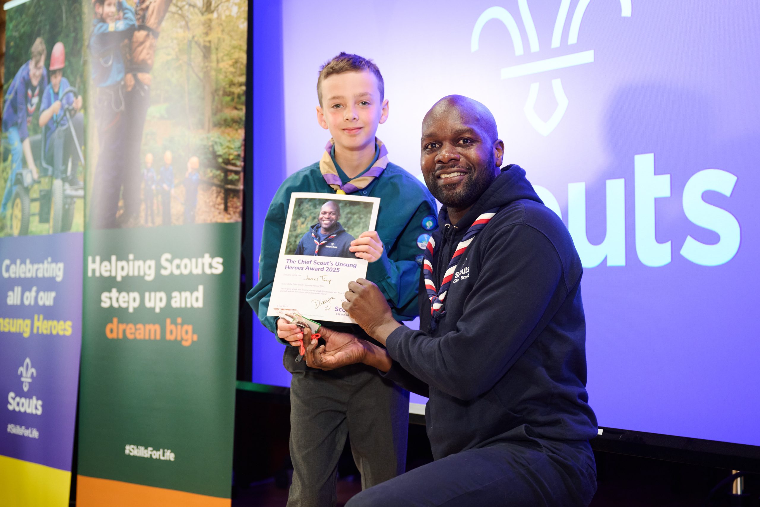 Enfield scout named 'unsung hero' for helping save brother's life ...