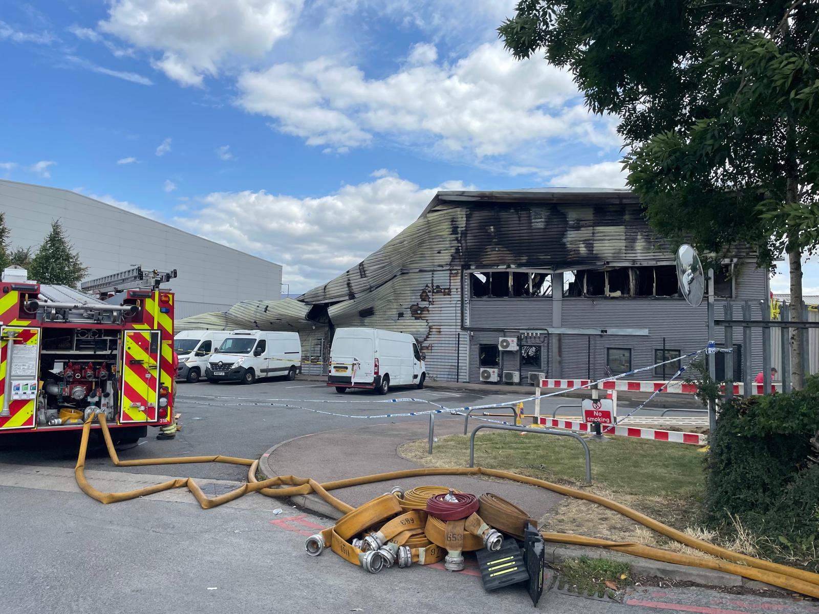 Enfield Lock warehouse destroyed by fire - Enfield Dispatch
