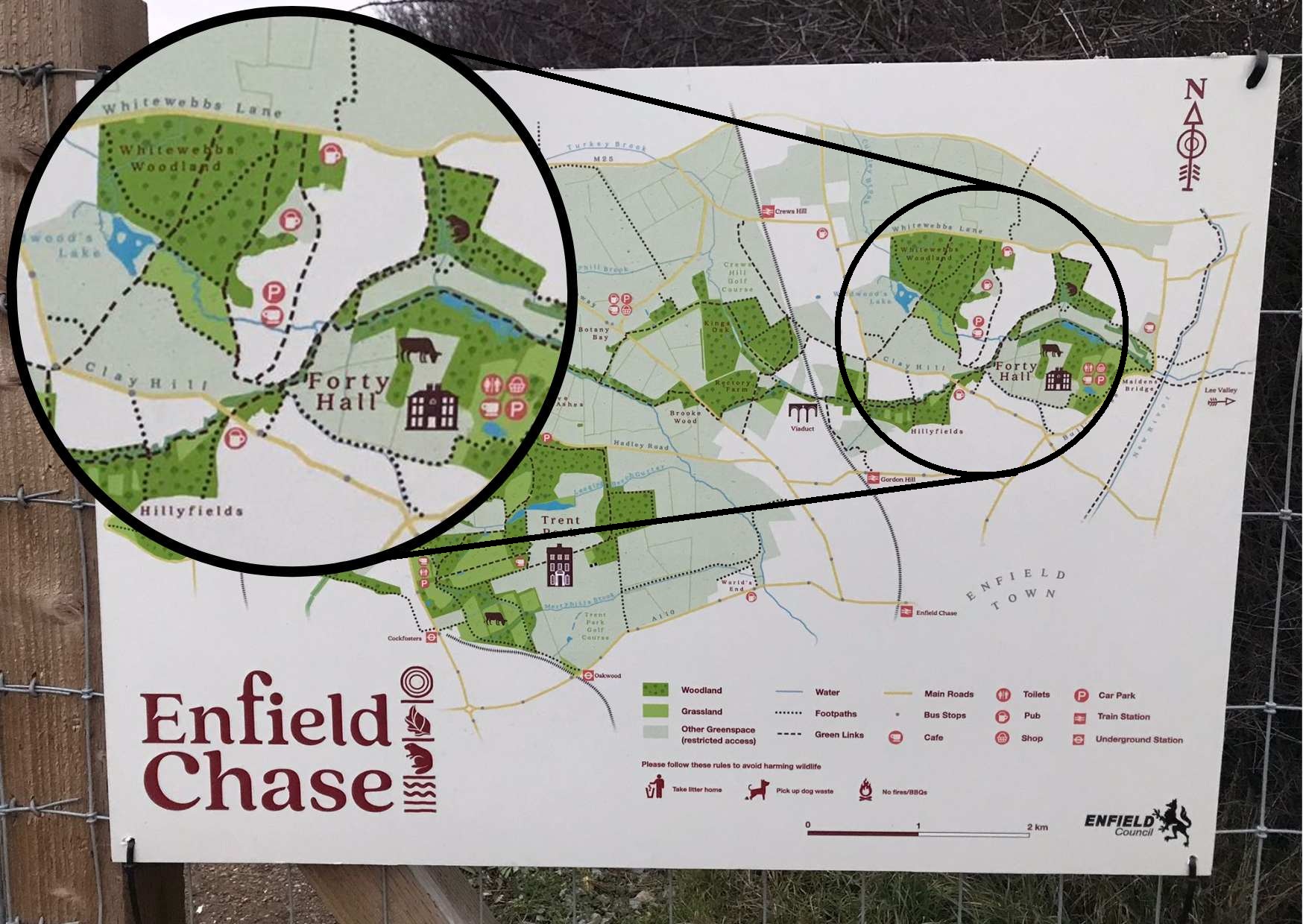 Council criticised over maps which omit Whitewebbs Park - Enfield Dispatch
