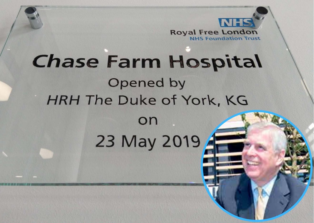 NHS trust confirms removal of plaque at Chase Farm Hospital - Enfield ...