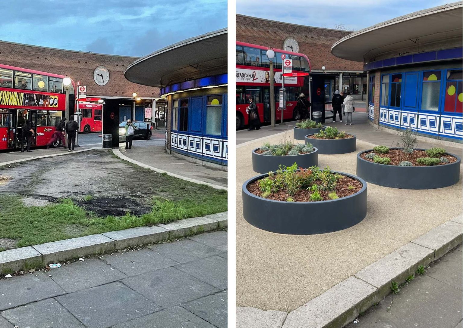 Tube station brightened up with new flowerbeds - Enfield Dispatch